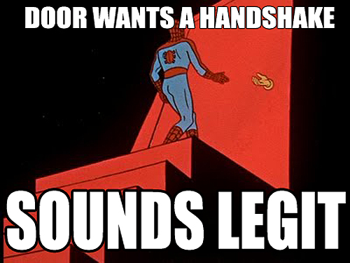 hand shake. - Meme by wiredzax :) Memedroid