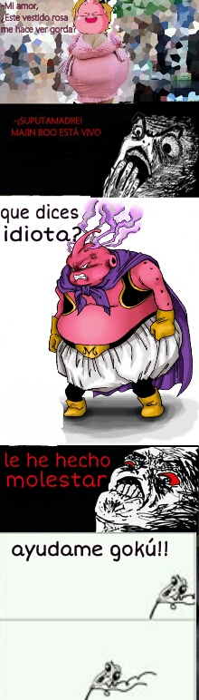 auxilio gokú es majin boo!! - Meme subido por reptile :) Memedroid