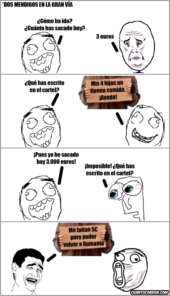 las limosnas - Meme subido por diegoycamila45 :) Memedroid