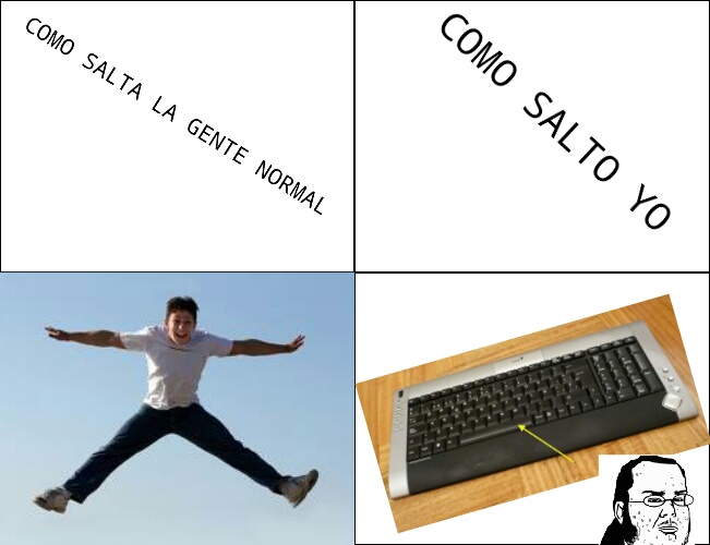saltar - Meme subido por lomar50zx :) Memedroid