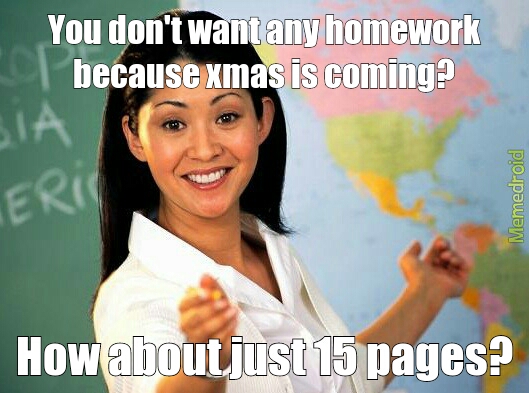 evil teacher time! - Meme subido por knokkiepokkie :) Memedroid