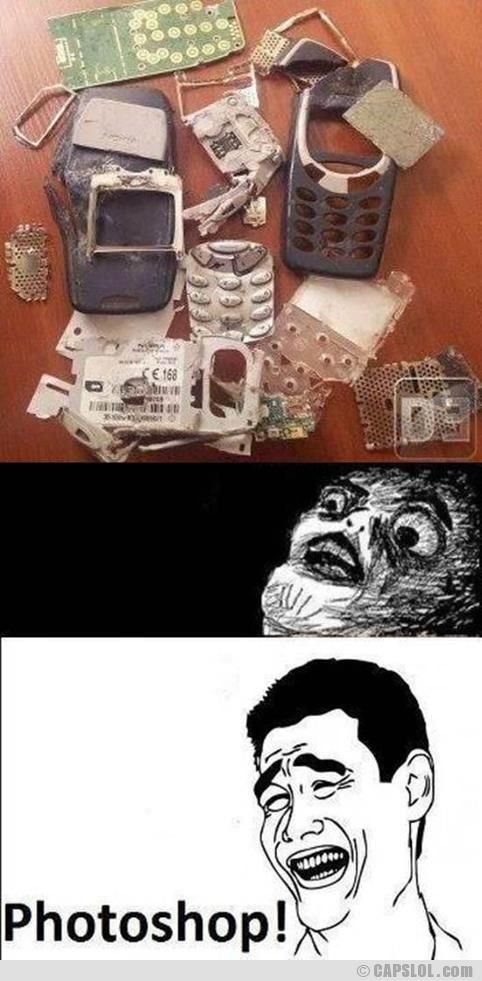 NOKIA ROTO? photoshop! :) - Meme subido por sonnymoorex :) Memedroid