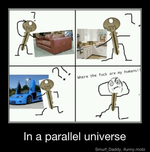 In a parallel universe - Meme by ciera.taycher :) Memedroid