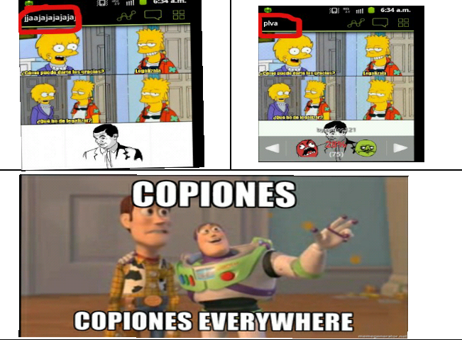 pero porque hay tantos copiones??? - Meme subido por victor181 :) Memedroid