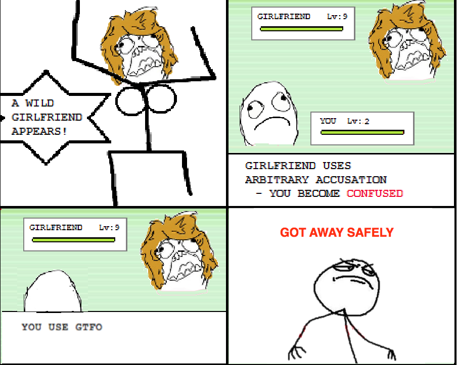 A Wild Girlfriend Appears! - Meme by Spike_Sword :) Memedroid